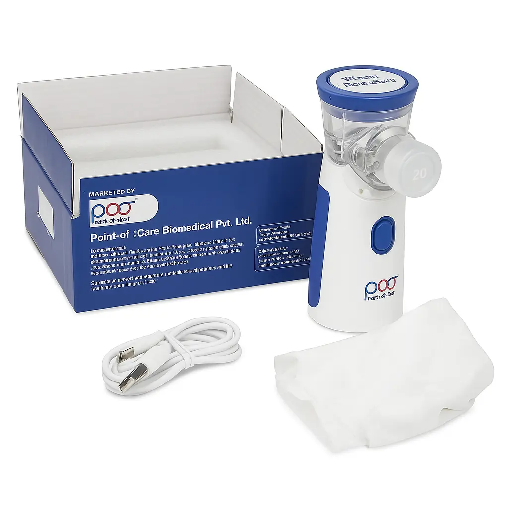 POCT Portable Nebulizer | Quiet Mesh Nebulizer Machine
